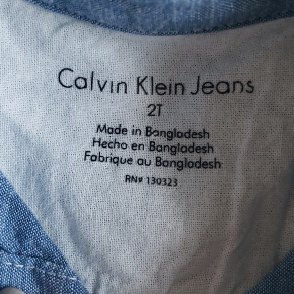 Calvin Klein | Matching Sets | Nwt Ck Denim Top And Khaki Short Set 24 ...